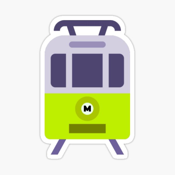 "Acid Yellow Tyne And Wear Metro" Sticker for Sale by IDHouse | Redbubble
