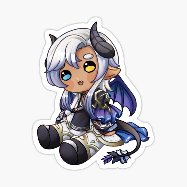 "Shiro plushie" Sticker for Sale by ShiroNailo | Redbubble