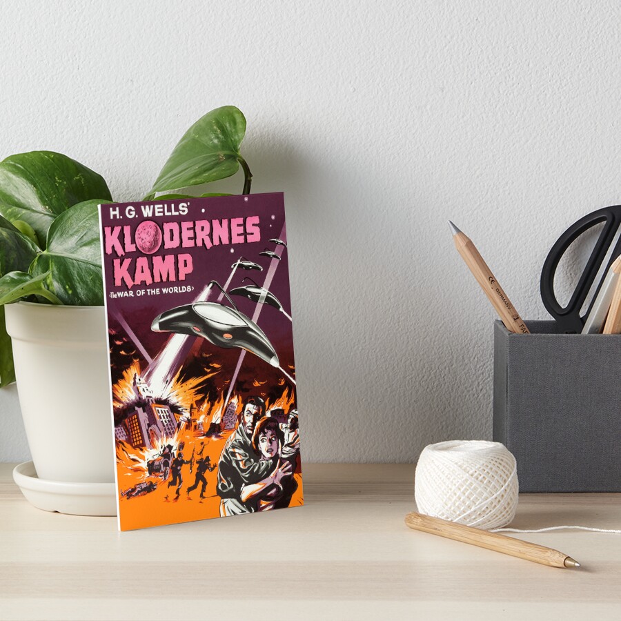 "The War of the Worlds aka Klodernes Kamp (DANISH)" Art Board Print for ...