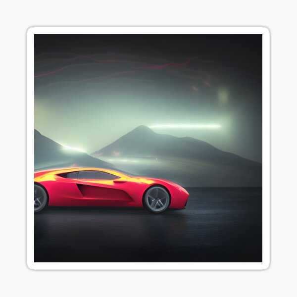 "Supercar 3" Sticker for Sale by ArtisticVlad | Redbubble