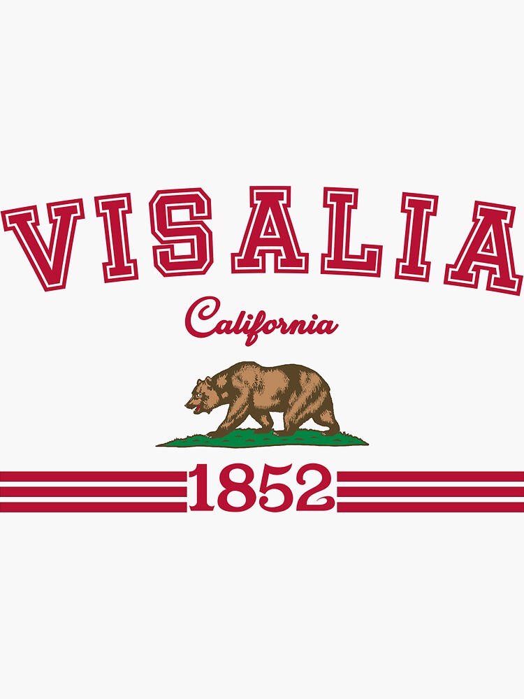 "visalia city california state" Sticker for Sale by mourtistore | Redbubble