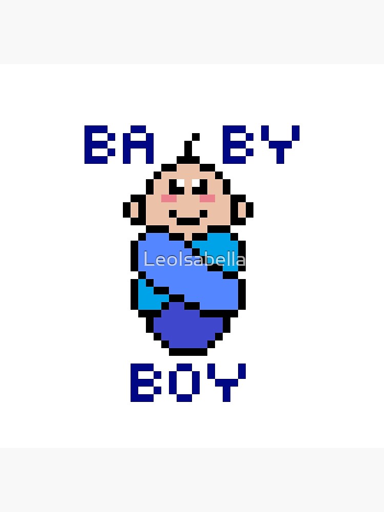 "CUTE PIXEL ART BABY BOY" Poster for Sale by LeoIsabella | Redbubble