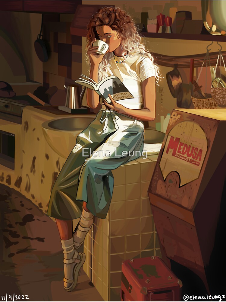 "Annabeth Chase Portrait " Sticker for Sale by elenaleungz | Redbubble