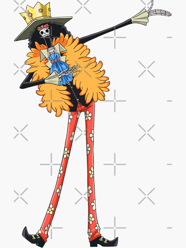 " Brook- One piece" Sticker for Sale by MoEl-Art | Redbubble