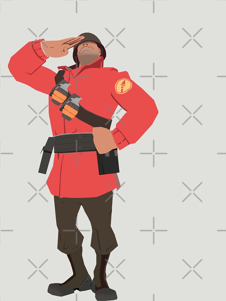 "Team Fortress 2 - Soldier" T-shirt for Sale by yoshisaredragon ...