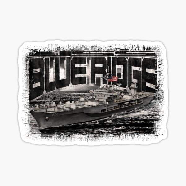 "Command ship Blue Ridge" Sticker for Sale by deathdagger | Redbubble