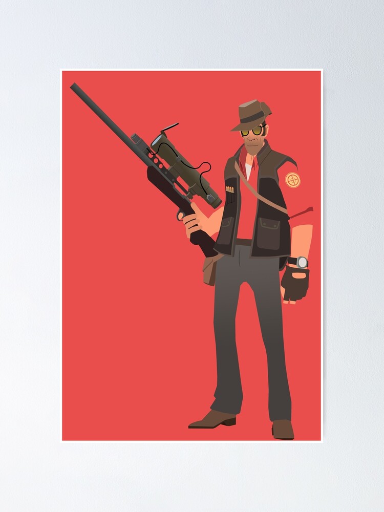 "Team Fortress 2 - Sniper" Poster for Sale by yoshisaredragon | Redbubble