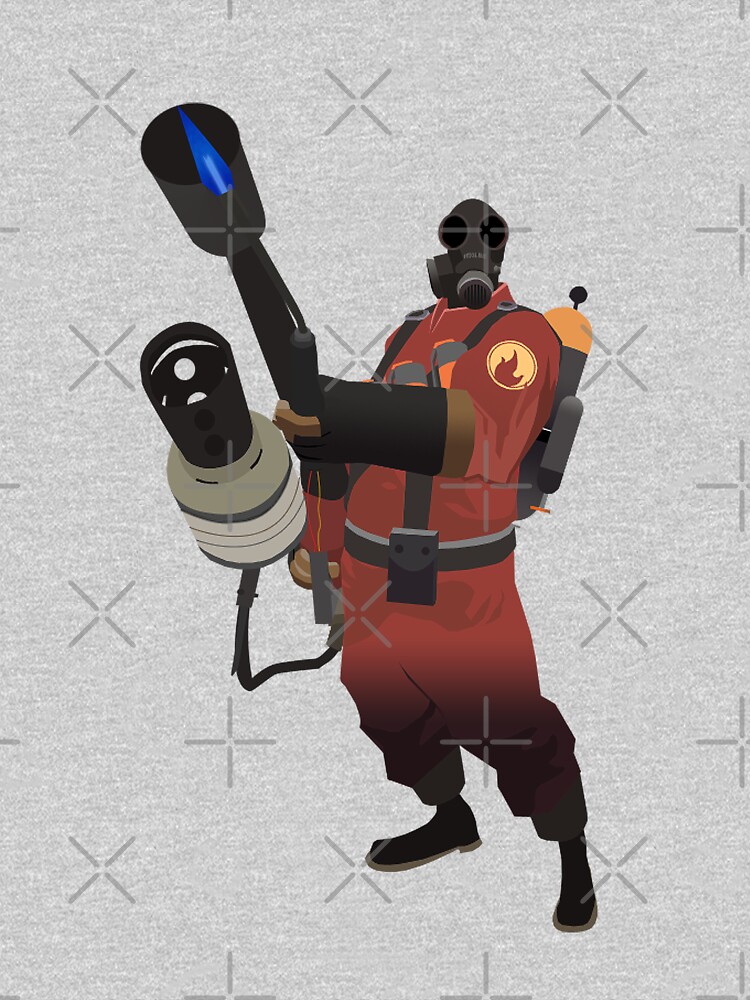 "Team Fortress 2 - Pyro" Zipped Hoodie by yoshisaredragon | Redbubble