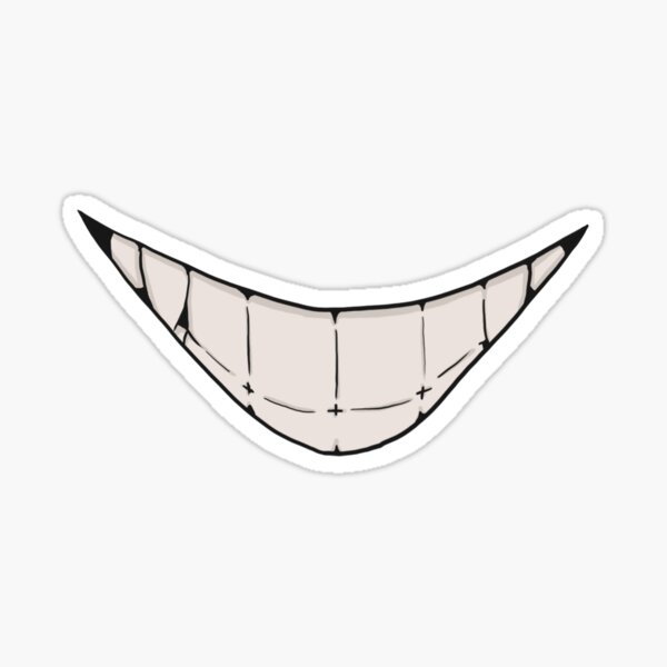 "Creepy Smile" Sticker for Sale by MaxTroetschel | Redbubble