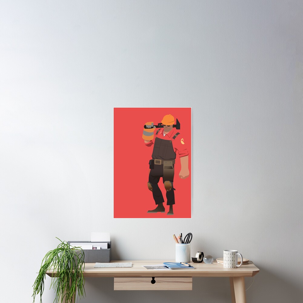 "Team Fortress 2 - Engineer" Poster for Sale by yoshisaredragon | Redbubble