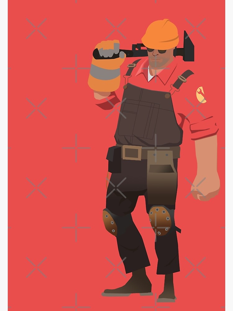 "Team Fortress 2 - Engineer" Poster for Sale by yoshisaredragon | Redbubble