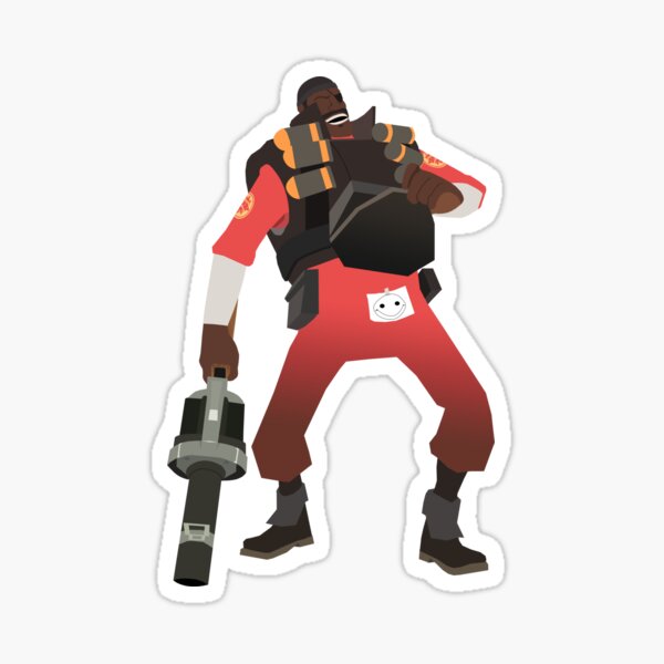 "Team Fortress 2 - Demoman" Sticker for Sale by yoshisaredragon | Redbubble