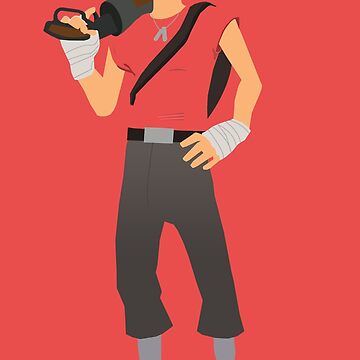 "Team Fortress 2 - Scout" Sticker for Sale by Judas Frisby | Redbubble