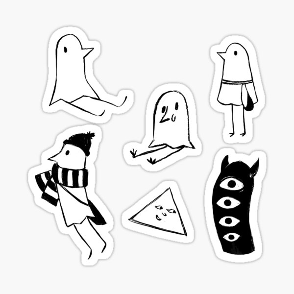 "Stickers Punpun" Sticker for Sale by LonelyBunny | Redbubble