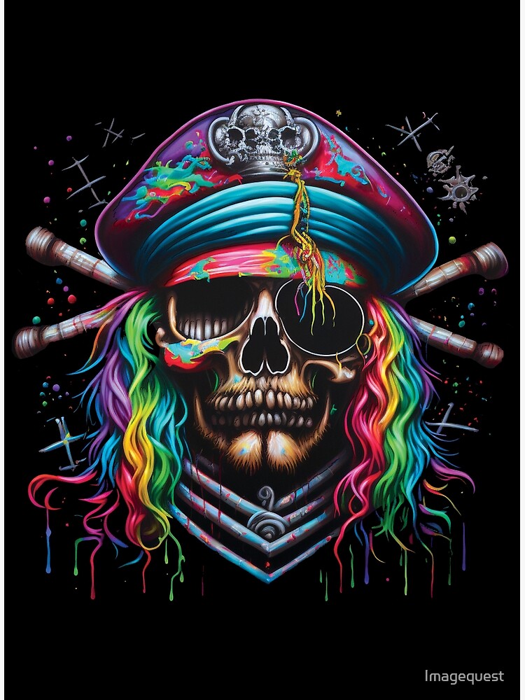 "Pirate Captain of Mardi Gras - Version 2" Poster for Sale by ...