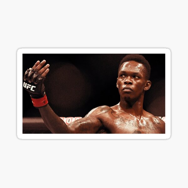 "Israel Adesanya T Shirt Israel Adesanya Come To Me UFC" Sticker for ...