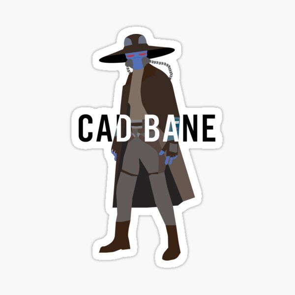 "Cad Bane" Sticker for Sale by RodGraphics | Redbubble