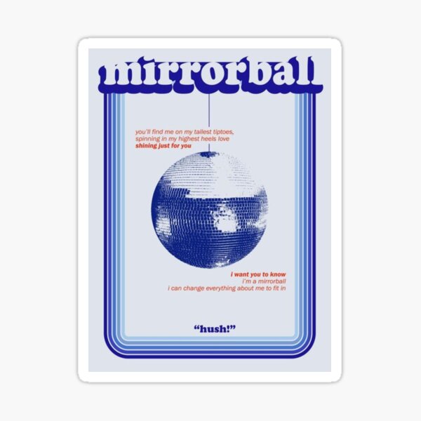 "mirrorball" Sticker for Sale by marissa0529 | Redbubble