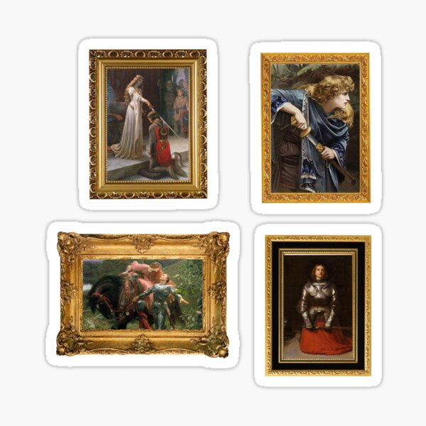 " Classic Paintings " Sticker for Sale by DrawingsbyK | Redbubble