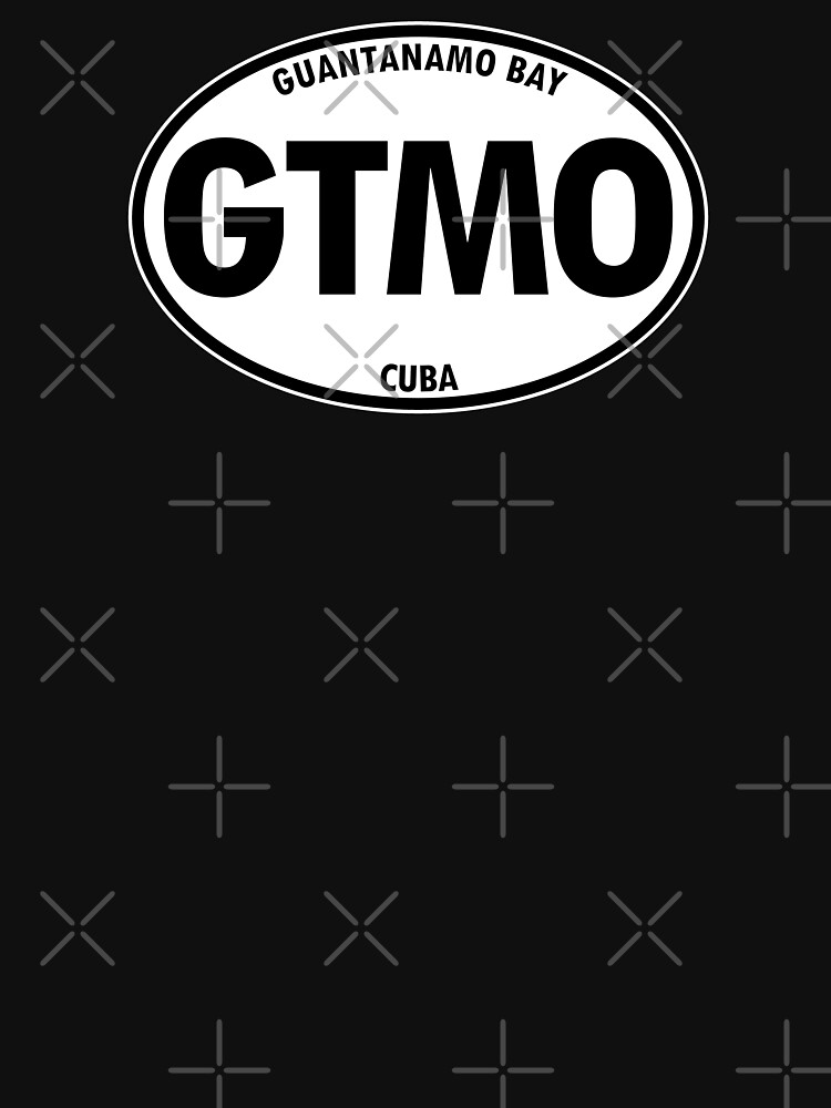 "GTMO - Naval Station Guantanamo Bay, Cuba Oval Travel Sticker ...