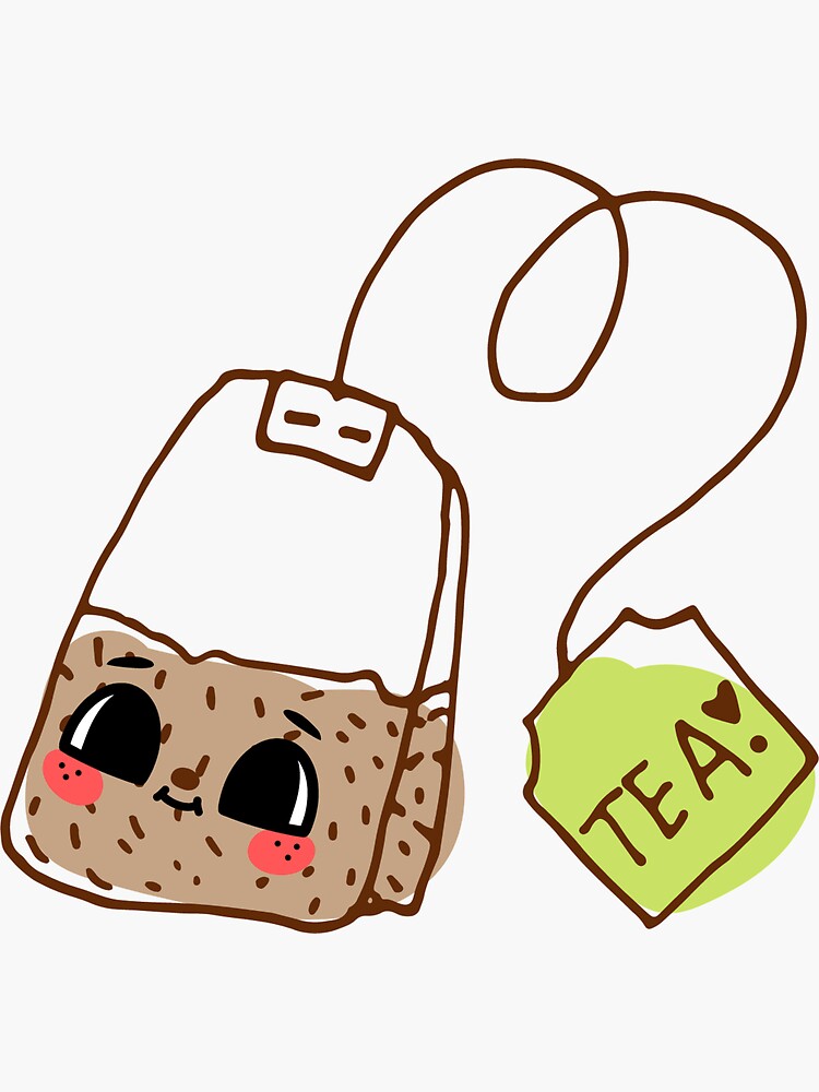 "Cute Teabag" Sticker for Sale by PopCitiesDesign | Redbubble