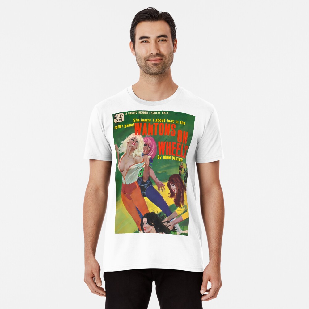 "Wantons on wheels pulp book cover" Poster for Sale by ThePostcardShop ...