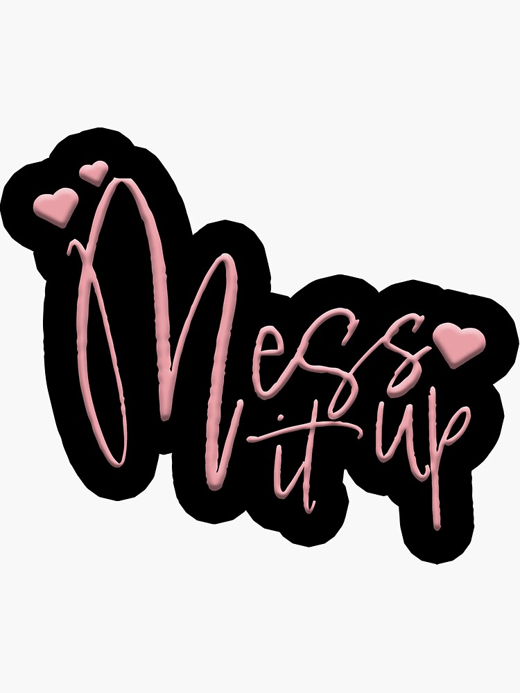 "Gracie Abrams Mess it Up Sticker" Sticker for Sale by phoebesgarden ...
