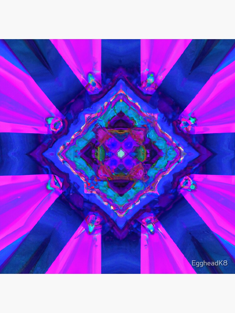 "Hot Pink Rays" Sticker for Sale by EggheadK8 | Redbubble