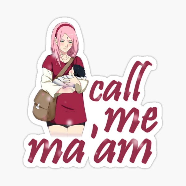 "call me ma'am" Sticker for Sale by Yanixe | Redbubble