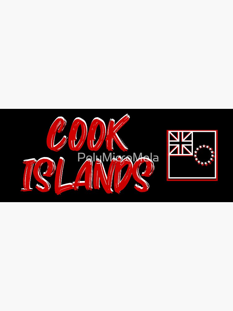 "Cook Islands" Sticker for Sale by PolyMicroMela | Redbubble