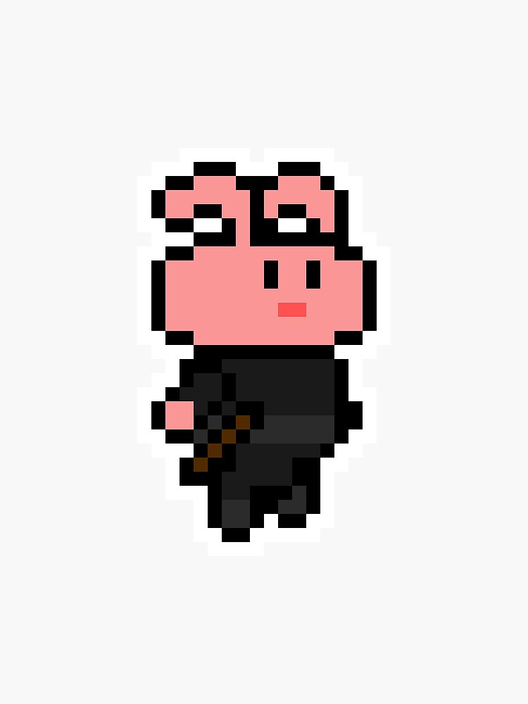 "Pixel Art Pals - Lovips the Rabbit (Special Agent)" Sticker for Sale ...