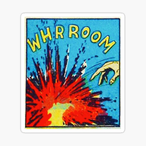 "Explosion comic book scene | vintage aesthetic " Sticker for Sale by ...