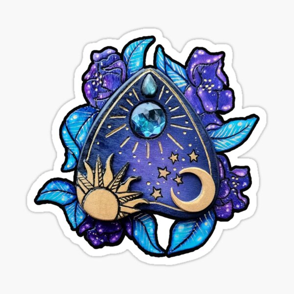 "Celestial Planchette " Sticker for Sale by LunarArtHouse | Redbubble