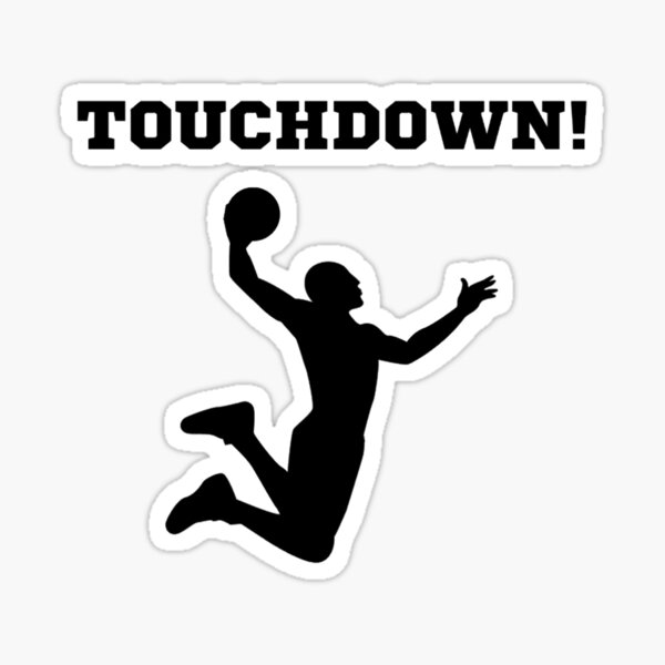 "Basketball player touchdown" Sticker for Sale by CoolShirtDepot ...