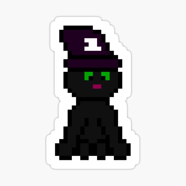 "Pixel Art Pals - Moss Star (Alchemy Hat)" Sticker for Sale by ...