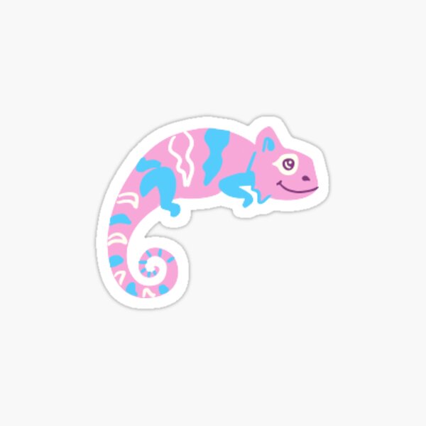 "Trans Pride Lizard" Sticker for Sale by AlluresDelights | Redbubble
