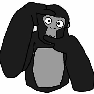 "Gorilla Tag monkey clip" Sticker for Sale by FriesVRmerch | Redbubble
