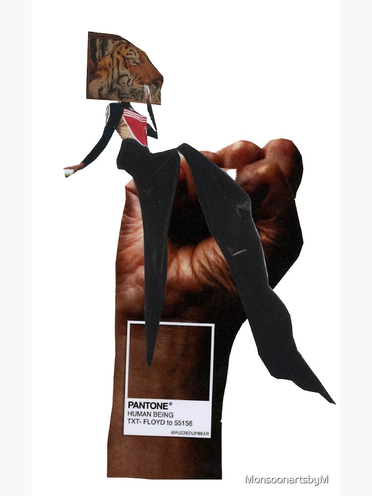 "Pantone Color: Human Being" Sticker for Sale by MonsoonartsbyM | Redbubble