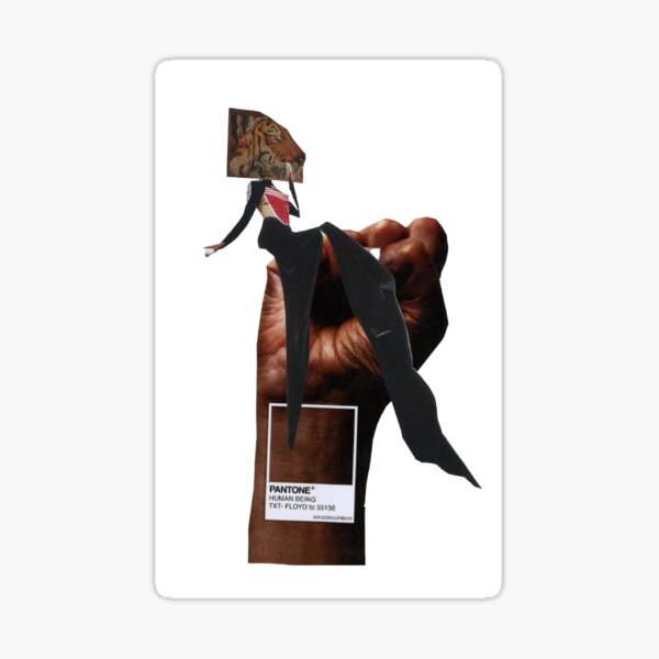 "Pantone Color: Human Being" Sticker for Sale by MonsoonartsbyM | Redbubble