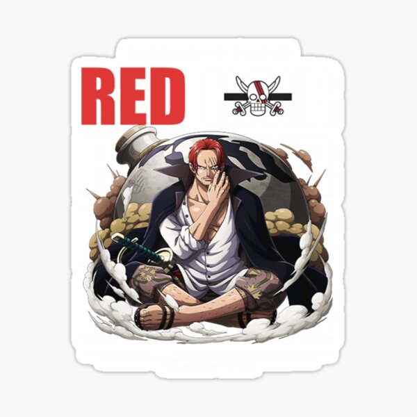 "One piece Film Red, Anime" Sticker for Sale by amyvernatn3b | Redbubble