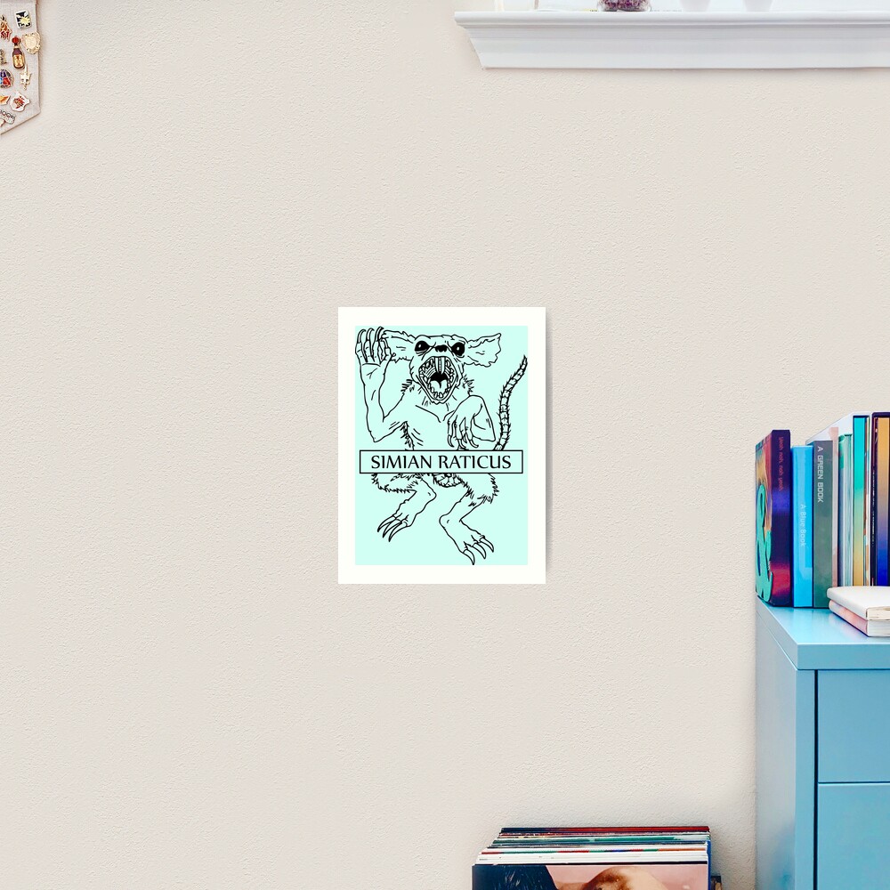 "Simian Raticus " Art Print by ScrambledBrain | Redbubble