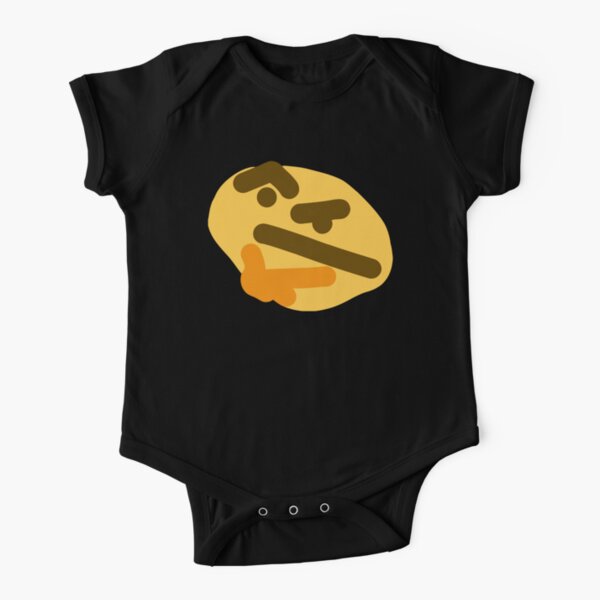 "Thonking Thinking Emoji Face Meme Thonk" Baby One-Piece for Sale by ...