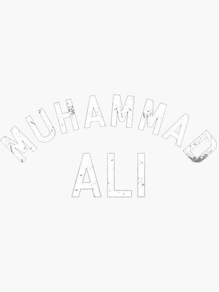 "Muhammad Ali" Sticker for Sale by hurtisreilyo | Redbubble