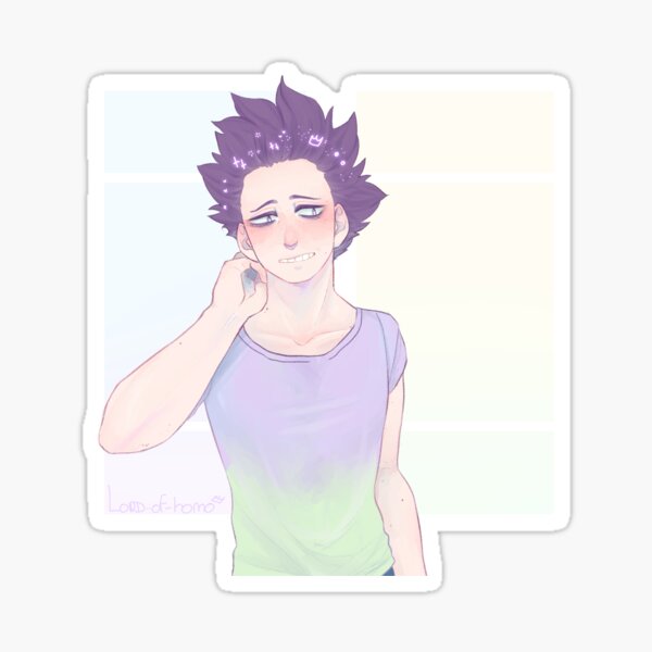 "Shinso Hitoshi" Sticker for Sale by Lord-of-homo | Redbubble