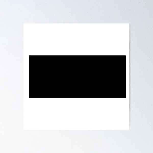 "Black rectangle" Poster for Sale by RainsCactus | Redbubble