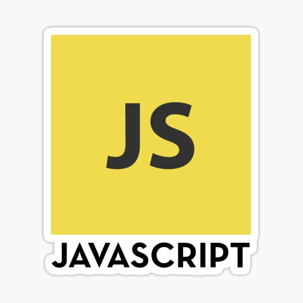 Nerdy Javascript Logo Computer Programming Language Computer Geek Sticker For Sale By Nfrey78