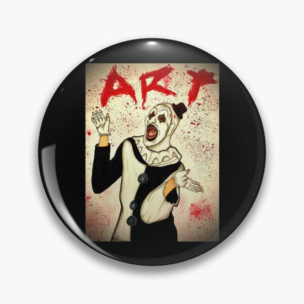 "Terrifier Art The Clown, Terrifier 2, Terrifier " Pin for Sale by ...