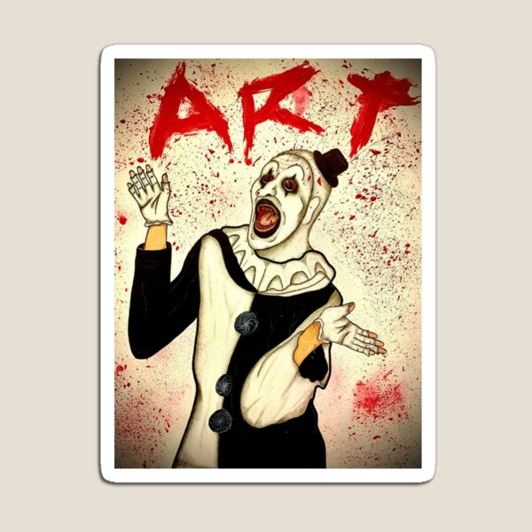 "Terrifier Art The Clown, Terrifier 2, Terrifier " Magnet for Sale by ...
