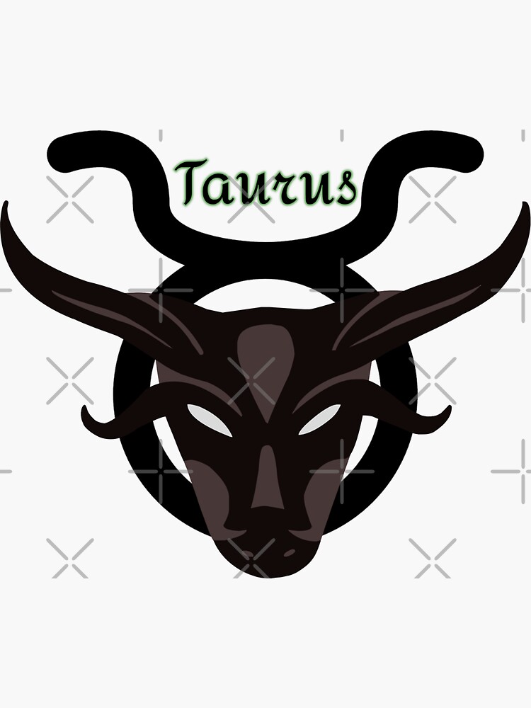 "Taurus" Sticker for Sale by asillustrator | Redbubble