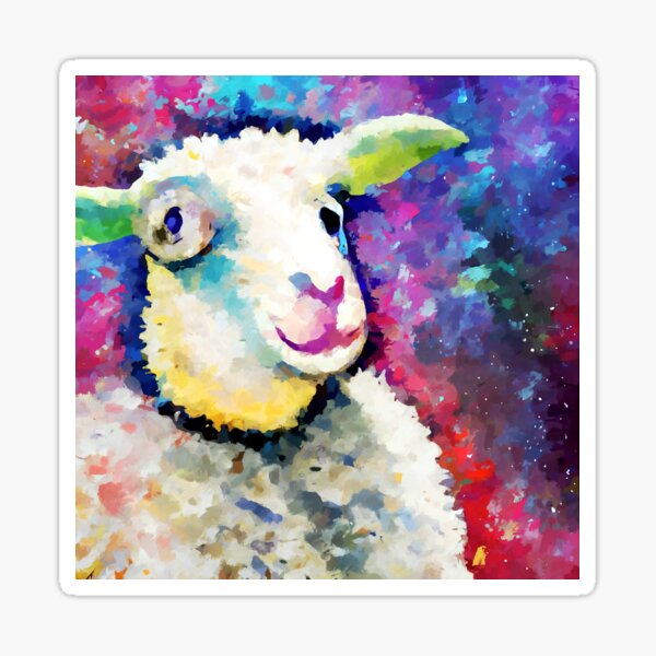 "Sheep 27" Sticker for Sale by ChrisButler | Redbubble